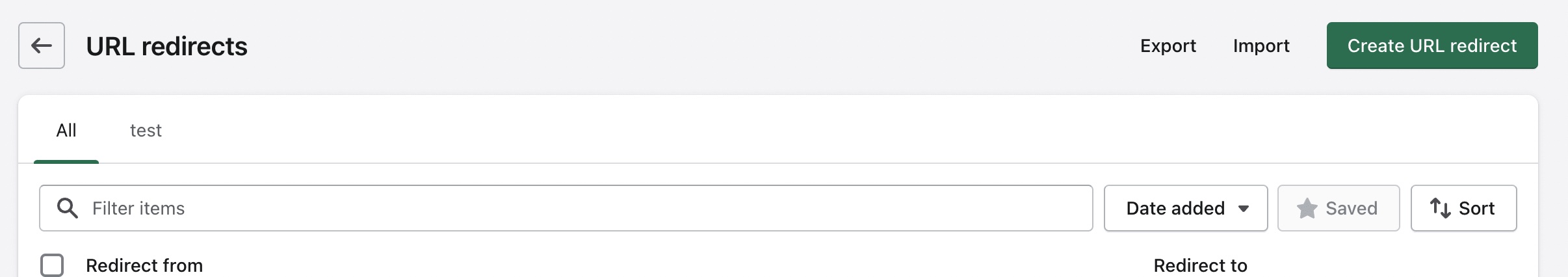How to Create and Manage 301 URL Redirects in Shopify | TinyIMG