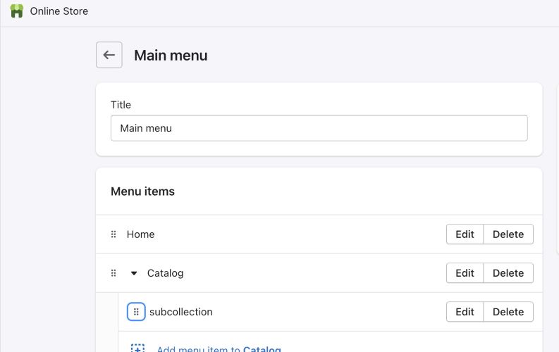 How to add Sub-Collection in Shopify: Step-by-step Guide | TinyIMG