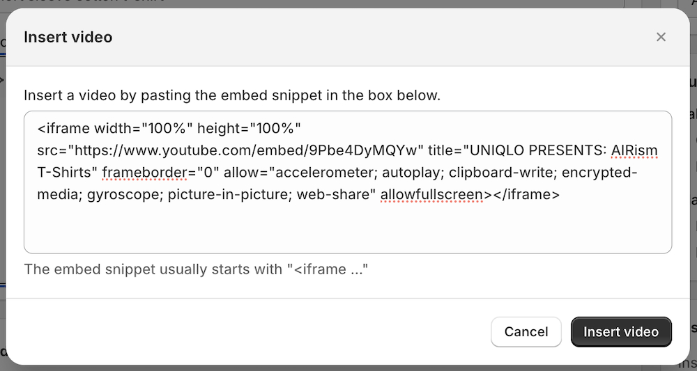 How to add videos to Shopify product pages (4 methods)