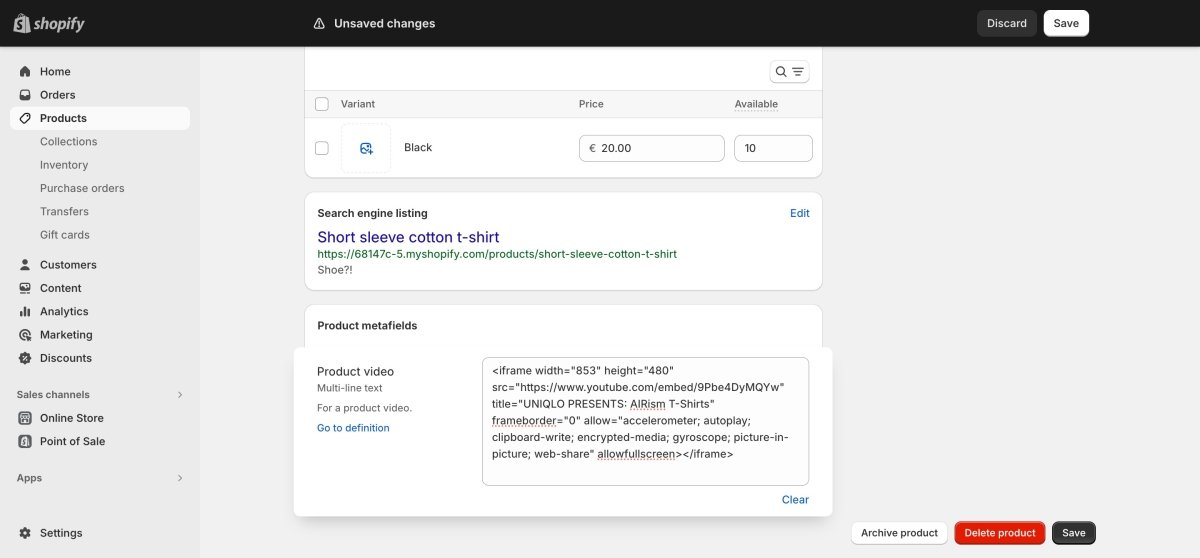 How to add videos to Shopify product pages (4 methods)