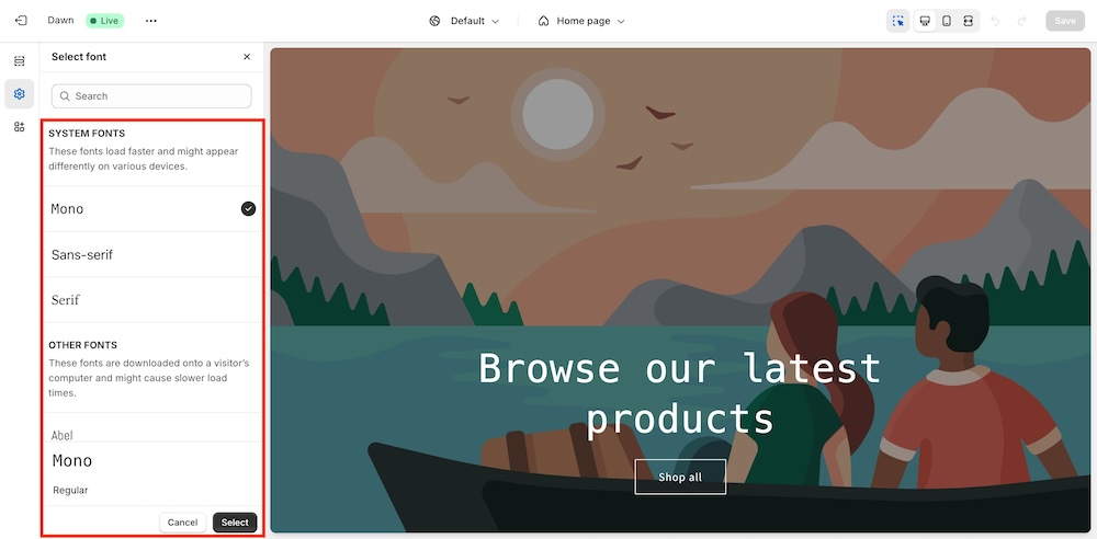 How to add custom fonts on Shopify to match your brand?