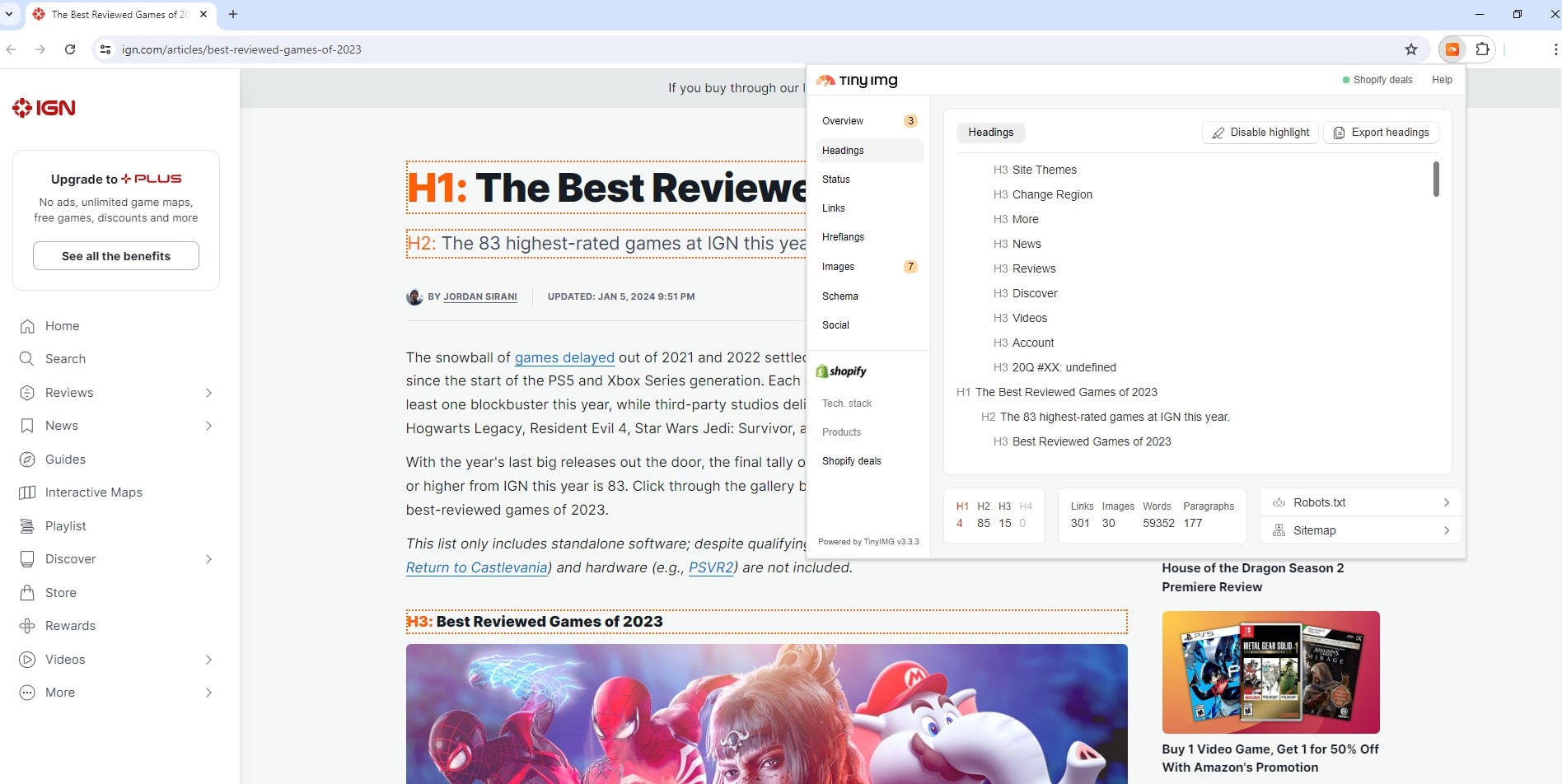 How to Optimize Headings for SEO with TinyIMG