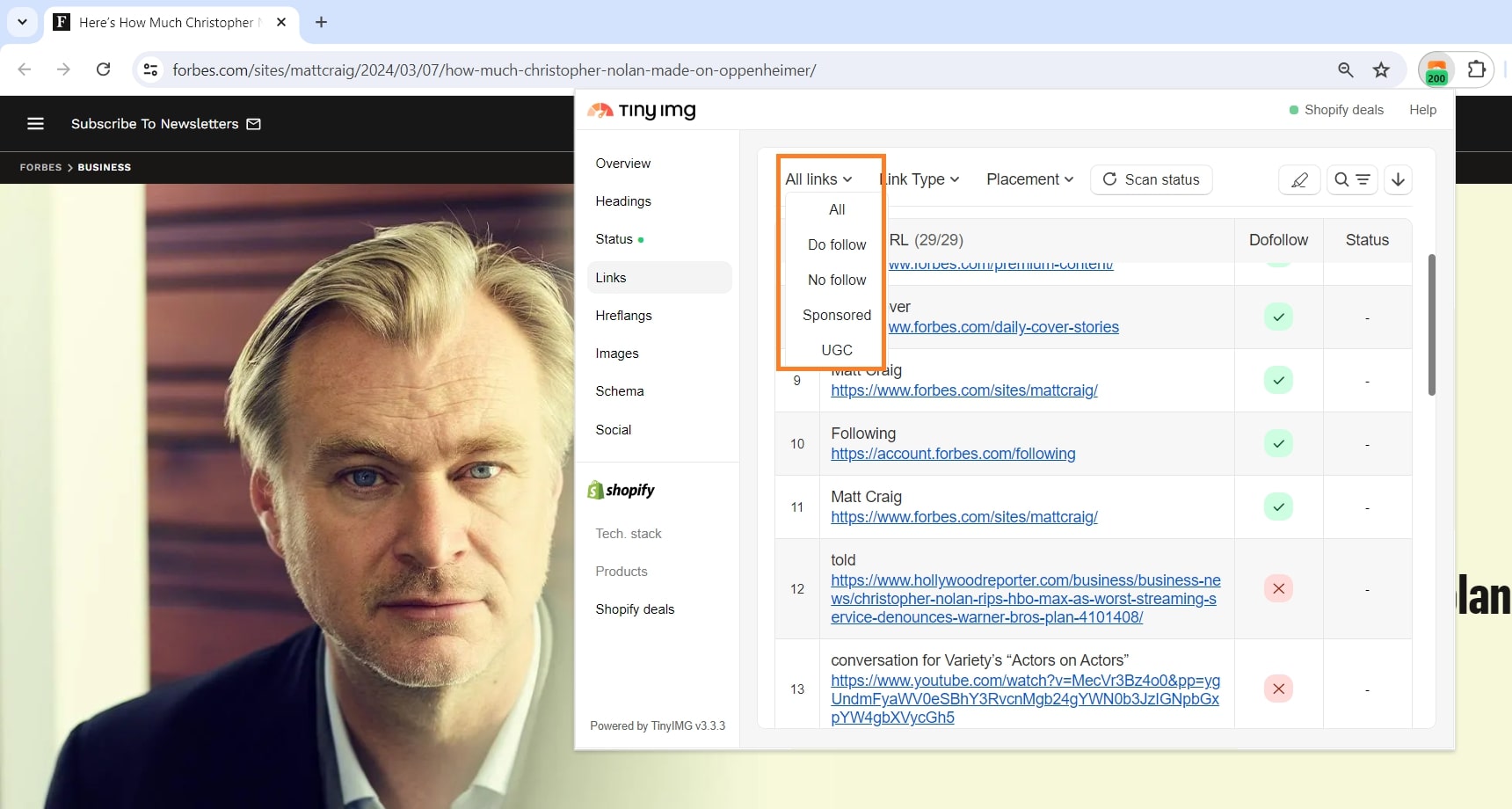 How to Fix Internal and External Links with TinyIMG