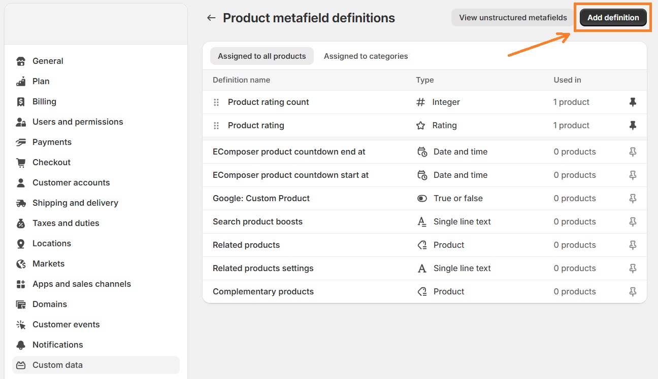 Shopify Metafields: Usage Guide for Store Owners (2025) | TinyIMG