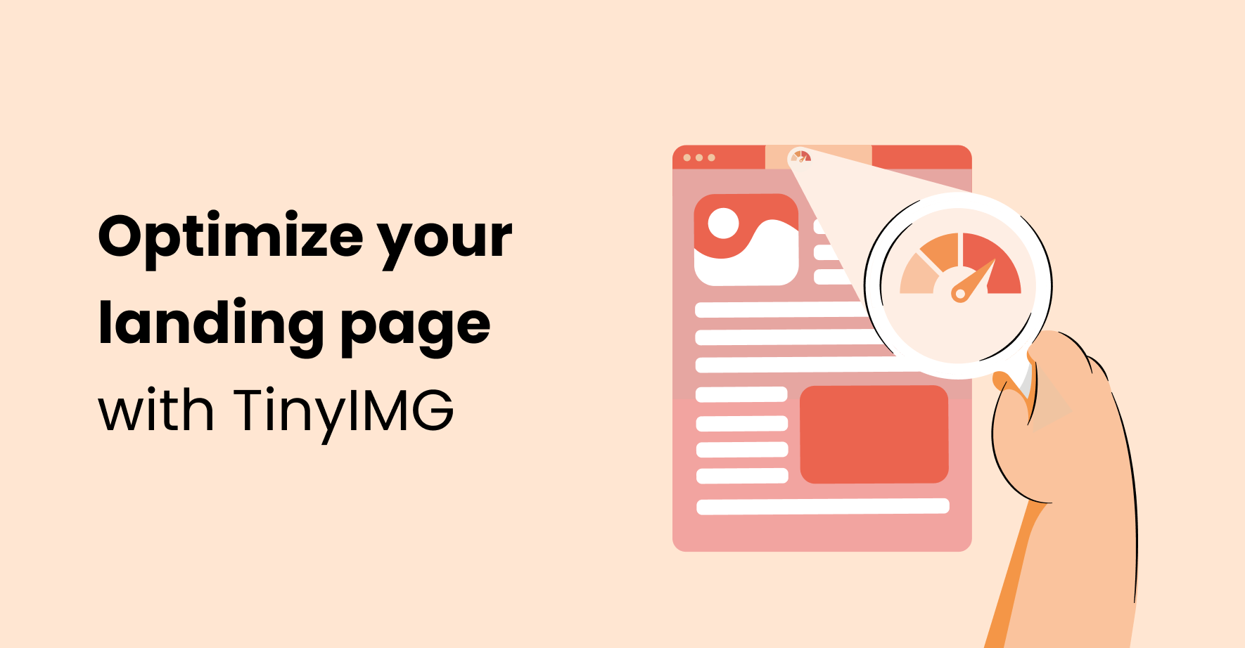 How to analyze landing pages with TinyIMG